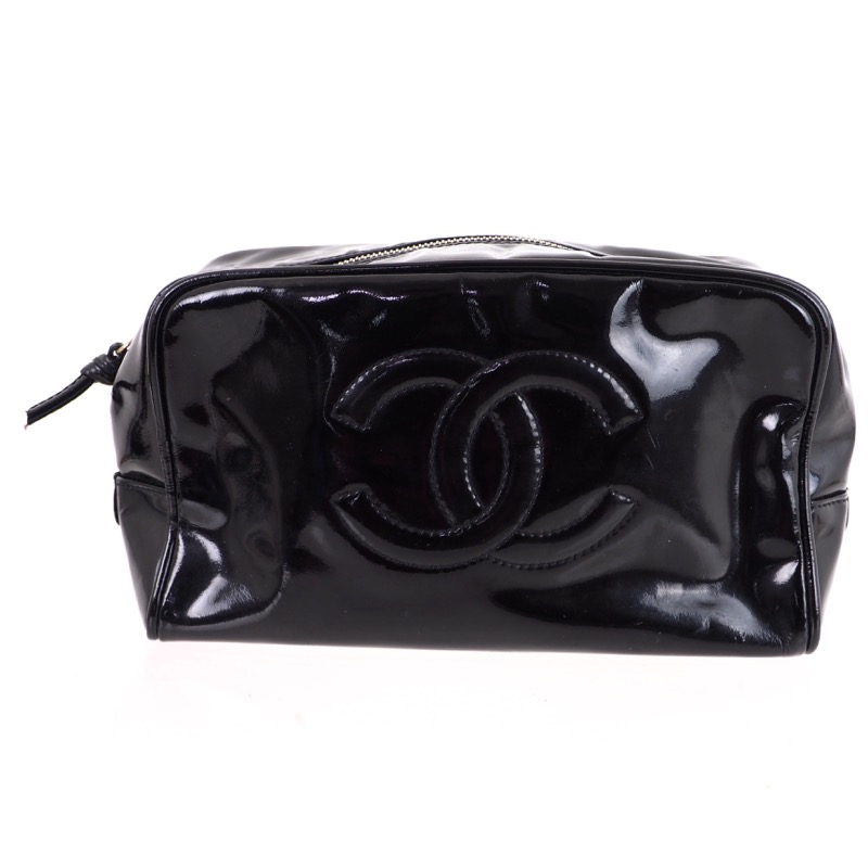 Vintage Chanel Toilet Pouch Cosmetic Clutch Bag - Nina Furfur Vintage ...